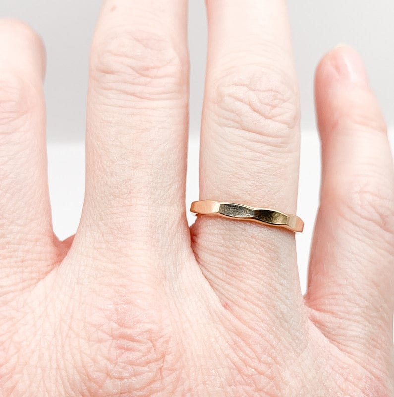 Hammered Stack Ring – Prickly Cactus Jewels